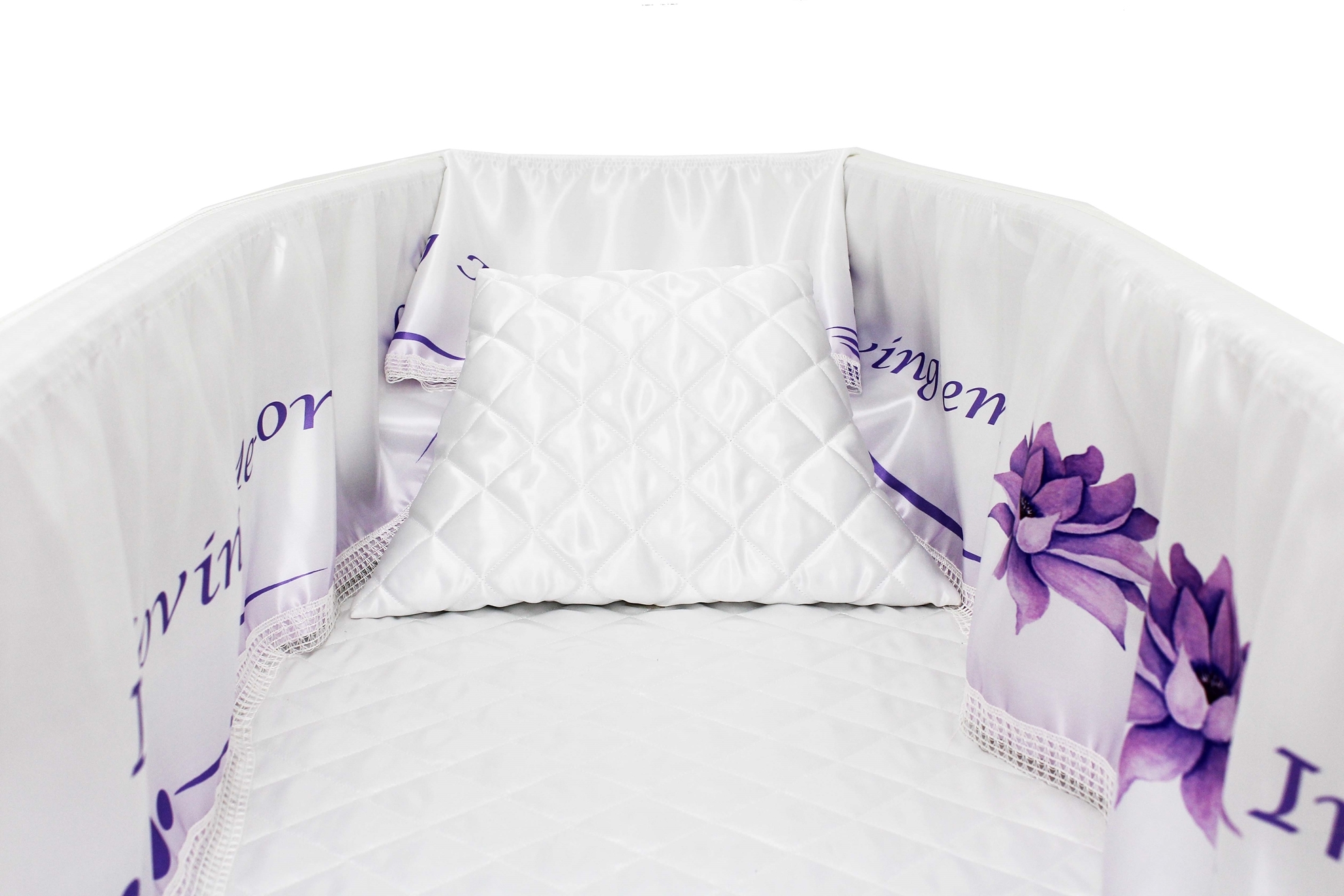Leslie R Tipping Limited Funeral Supplies. Purple Lotus - In Loving Memory