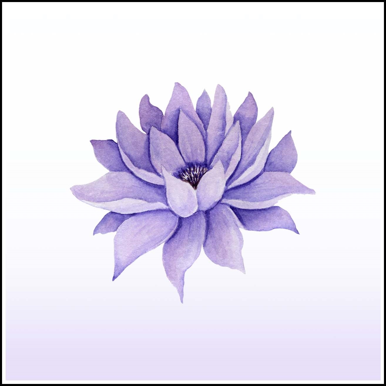 Leslie R Tipping Limited Funeral Supplies. Purple Lotus - In Loving Memory